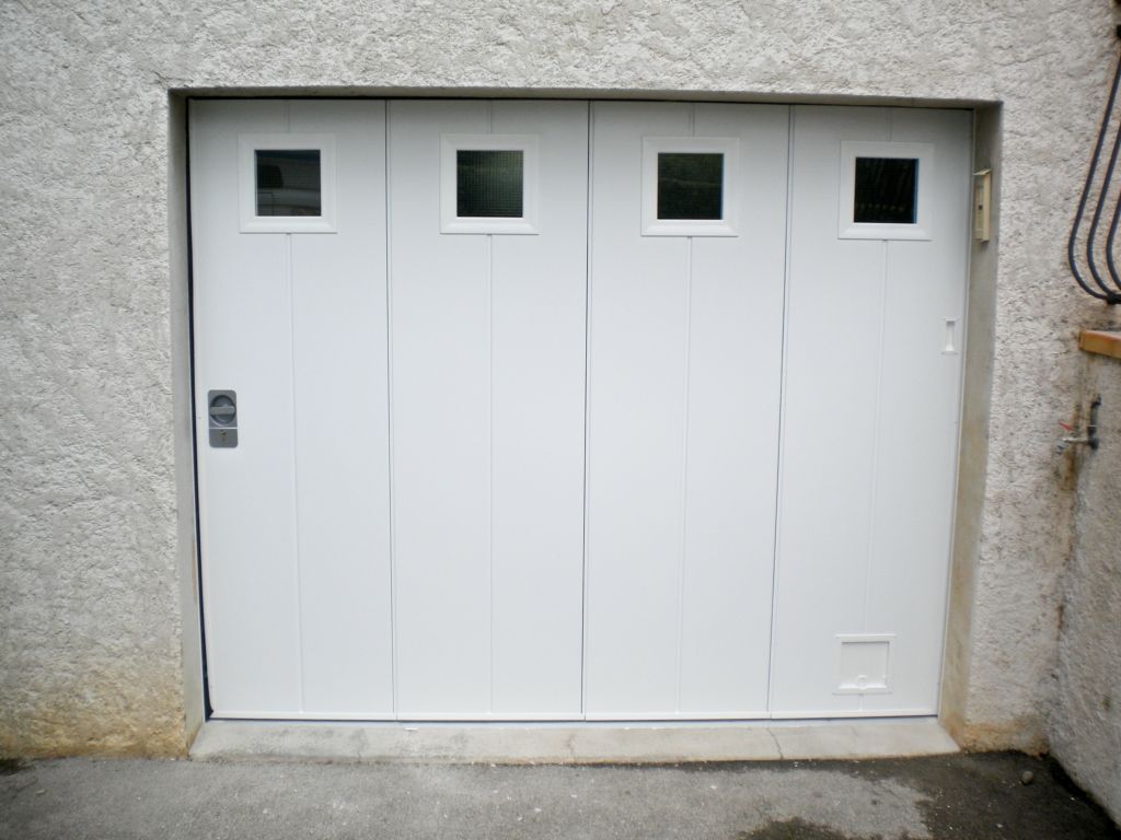 Porte de garage coulissante pvc - Idées de travaux