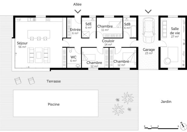 Faire un plan simple de maison gratuit - Idées de travaux