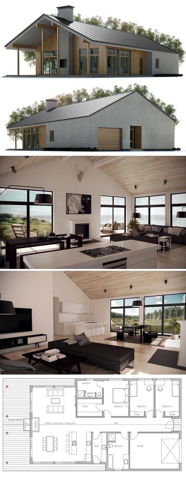 Plan de maison type loft - Idées de travaux