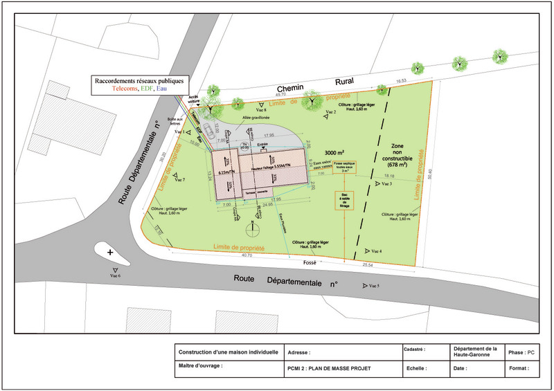 Plan de masse construction maison - Idées de travaux