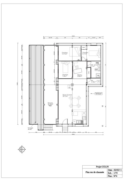 Plan de coupe horizontale maison - Idées de travaux