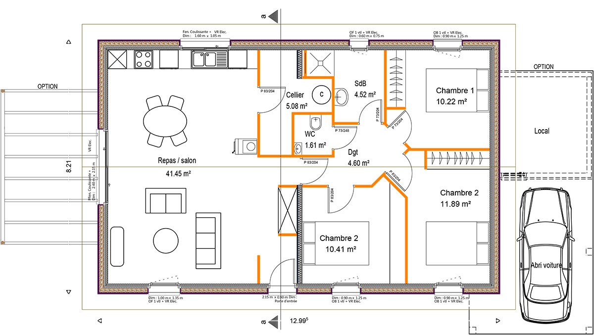 Plan de construction maison 90 m2 - Idées de travaux